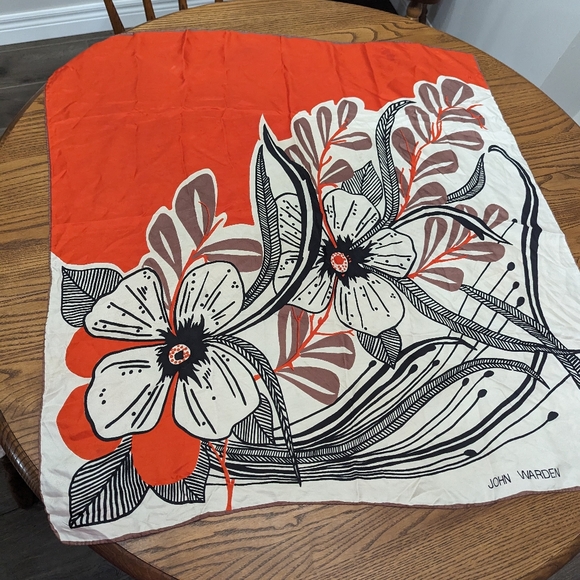 John Warden | Accessories | John Warden Silk Scarf Vintage 96 Rare Made ...